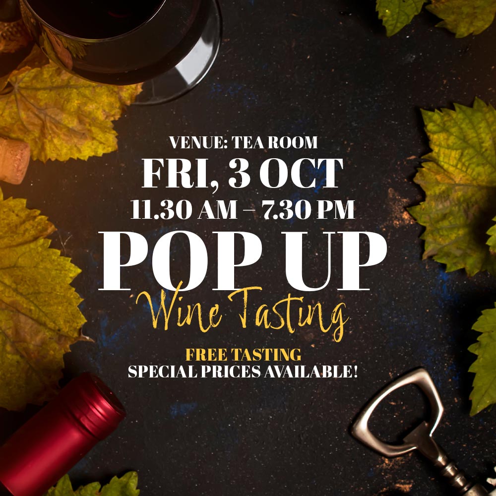 Pop Up Wine Sale & Free Tasting-Events
